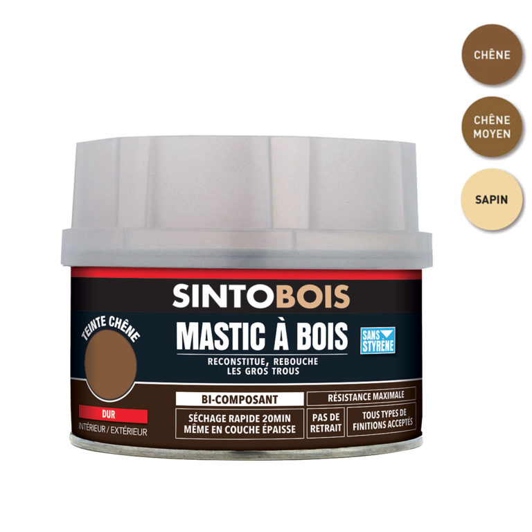 Mastic à bois standard en cartouche – Sinto